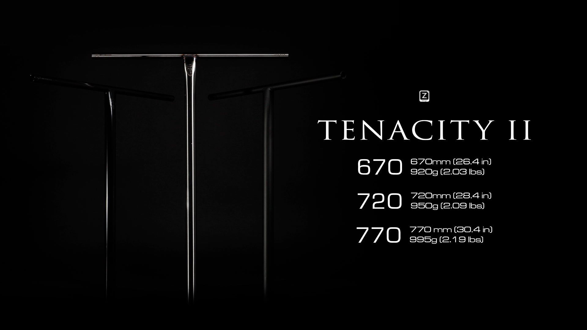 Ethic Guidon Tenacity V2 Noir – Authentique Scooter Shop